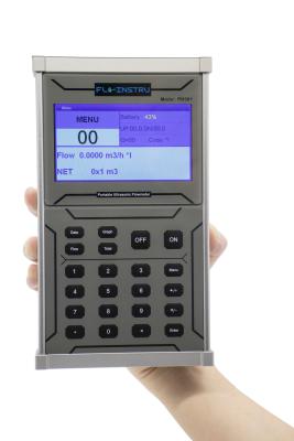 China PH301 Portable Ultrasonic Flow Meter with ±0.5% Accuracy, IP68 Transducer, and 4.3 inch TFT Screen for sale