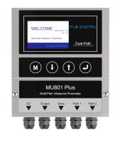 China ±0.5% Accuracy Clamp-on Multi Channel Ultrasonic Flowmeter MU801 Plus for sale