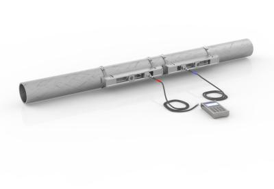 China Industrial Portable Clamp-On Handheld Ultrasonic Liquid Flow Meter for sale