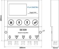 China SE509 Separate Ultrasonic Energy Flowmeter For Low Cost for sale