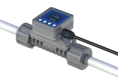 China FL101 In-Line Ultrasonic Flow Meter with LCD Display for Clear and Easy Readings in Industrial Processes for sale