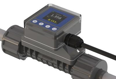 China FL101 Clamp-on Ultrasonic Flowmeter with RS485 and 24V DC Power for sale