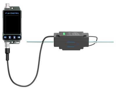 China TM605C Clip On Ultrasonic Flow Meter for Chemical Production Process Real-Time Flow Measurement and Process Control for sale