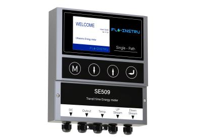 China SE509 Ultrasonic Energy Meter with Clamp On Design and Electromagnetic Temperature Sensors for Thermal Energy Measurement in Liquid Systems for sale