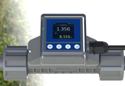 China FL101 Clamp-on Ultrasonic Flowmeter Featuring Drop Down List Menu and Language Switching for Easy Configuration and Monitoring for sale