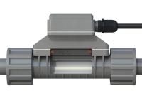 China FL101 In-Line Ultrasonic Flowmeter Featuring Drop Down List Menu and Language Switching for Easy Configuration and Monitoring for sale