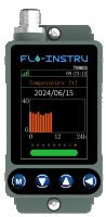 China TM605 Ultrasonic Flow Meter with ±2% Accuracy RS485 Communication Interface and OLED 320*240 Display for Water Treatment for sale