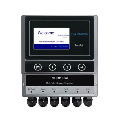 China MU801 Plus Multi Path Ultrasonic Flowmeter with ±0.5% Accuracy for Petrochemical Industry Applications for sale