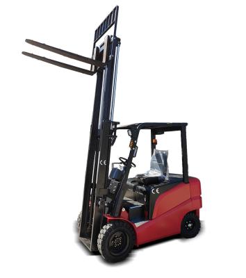 China 2-Ton Capacity 4-Wheel Electric Forklift with High Efficiency CE Certified  Lithium Battery Driven for sale