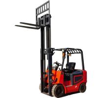 China High efficiency seated 4 wheel electric powered forklift trucks  with lithium battery 1.5ton 1500kg  3m 3meters for sale