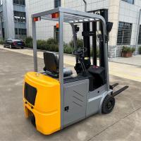 China 3 Wheels 1000kg Rear Driven Motor Forklift  Full electric reach truck standing drive full electric pallet truck forklift stacker for sale