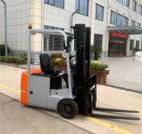 China 3 Wheels 1T 3M Rear Driven Motor Forklift  Full electric reach truck standing drive full electric pallet truck forklift stacker for sale