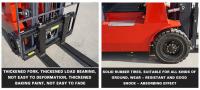 China KAD High efficiency CE approved  sell three wheels Electric Forklift 1500KG with lithium battery for sale
