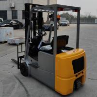 China 3-Wheel Seat Counterbalanced Forklift Truck 48V Electric Front Drive Forklift Truck 1000kg 1500kg Load Capacity for sale