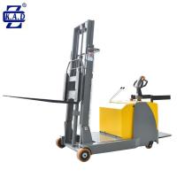 China 1.5 Ton 3m Electric Ride On Counterbalance Pallet Stacker Narrow Aisle Stacking Forklift for sale