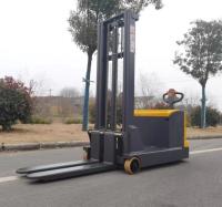 China 1.5 Ton 3m Electric Ride On Counterbalance Pallet Stacker Narrow Aisle Stacking Forklift for sale