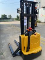 China Hot Sale 1.5 Ton  2m 3m  Walkie electric stacker Electric Pallet Stacker Widen fixed leg for sale