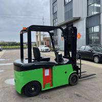 China Fully Electric Four Wheel Balanced Forklift Hydraulic Handling And Stacking Truck 2T 3T for sale