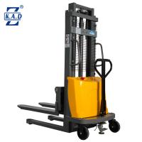 China Hot sell semi electric pallet stacker 1.5ton 3meter stacking forklift cheap price 1 year warranty for sale