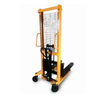 China 1t 3t 3m Straddle-leg design Hand stacker C shaped steel Manual Stacker for confined space and narrow aisle for sale