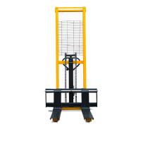 China 1t 3t 3m Straddle-leg design Hand stacker C shaped steel Manual Stacker for confined space and narrow aisle for sale