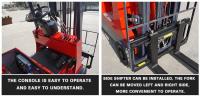 China 3 Meter 1.5 Ton Electric Forklift Truck With Side Shifter Acid Battery for sale