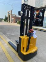 China Pedestrian electric stacker walkie stacker 1.5 ton 2 ton 3 ton 1.6m 2m 3m  electric lifting workshop trolley PU wheel with CE for sale