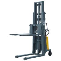 China KAD Heavy Duty 1000kg 1600mm Semi-Automatic Hydraulic Stacker  semi-Electric Forklift Trucks for sale