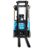 China 4 Wheels Battery Operated Pallet Truck KAD 1T Electric Forklift Garment Shops for sale