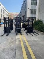 China New design 1.5ton 3m Fully walkie electric stacker with night lighting and speakers for safety for sale