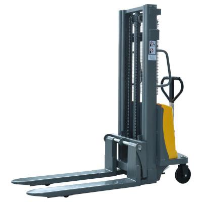 China 1 Ton 2 Ton 2.5 Ton Electric Forklift Truck 1.6m 2m 2.5m Semi-Electric Stacker for sale