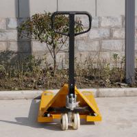 China 2T 2000kg 4409lb Hand pallet truck with guide wheel Manual pallet jack can be customized for sale