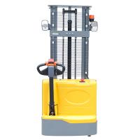 China Electric Forklift Stackers with 1.5t  2t Capacities 3m  4m Lift Heights Compact Turning Radius and 1 Year Warranty for sale