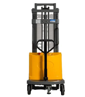 China High quality 2000kg 2500kg 4M 4.5M semi-electric pallet stacker  with adjustable fixed legs for sale