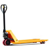 China 2T 3T 5T economical movable hand pallet truck with strengthen and thicken fork and protection cover for drive wheel for sale