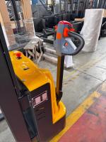 China 1.5t  1500mm Professional material lifting equipment walkie full electric stacker electric lifting workshop trolley for sale