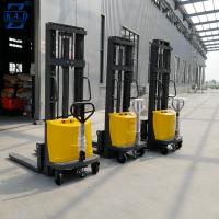 China Best Selling Semi-Electric Pallet Stacker Capacity 1000kg 2000kg Lifting Height 3m forklift for Warehouse Handling for sale