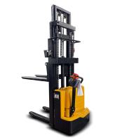 China 1.5t  1500mm Professional material lifting equipment walkie full electric stacker electric lifting workshop trolley for sale