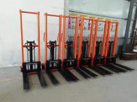 China 1000 2000 3000kg 1 2 3 ton hydraulic manual hand forklift pallet stacker price 1.6 2 3m price for sale