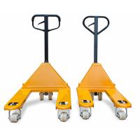 China 1-10T KAD Manual Hydraulic Pallet Truck Small Manual Forklift With PU Wheel for sale