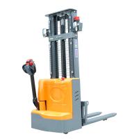 China Professional material lifting equipment walkie full electric stacker 1500kg 2000kg electric lifting workshop trolley for sale