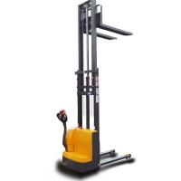 China Professional material lifting equipment walkie full electric stacker 1500kg 2000kg electric lifting workshop trolley for sale