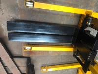 China Manual hydraulic pallet stacker 2ton 1.6meter C-section steel foot brake for sale