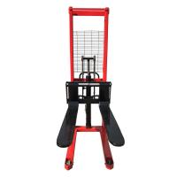 China 1 ton 1.6 meter manual hydraulic lift pallet stacker hand forklift for sale