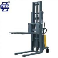 China 3000mm 9.8 feet 1500kg 1.5t Economical semi-electric hydraulic stacker with lifting motor for sale