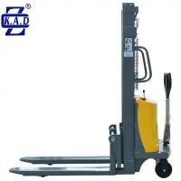 China 3000mm 9.8 feet 1500kg 1.5t Economical semi-electric hydraulic stacker with lifting motor for sale