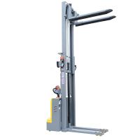 China Warehouse Storage Equipment 2 Stage electric 3000mm mini Forklift 1.2t 1.4t 1.6t 2t Electric Pallet walkie Stacker for sale