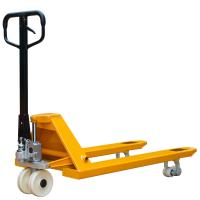 China Nylon Wheel AC Pump 3 Ton Hydraulic Hand Pallet Jack Manual for sale