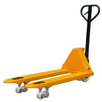 China Nylon Wheel AC Pump 3 Ton Hydraulic Hand Pallet Jack Manual for sale