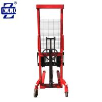 China Hand 2 ton heavy duty truck forklift manual pallet stacker for sale